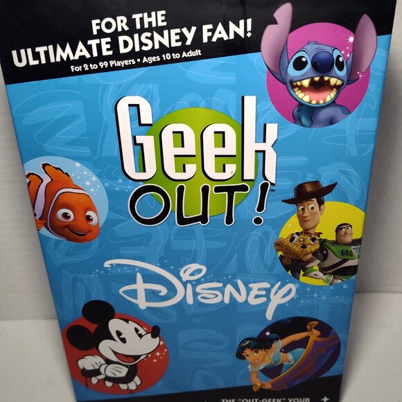 Games | Geek Out Disney Trivia Party Game Mickey Mouse Toy Story Lilo ...